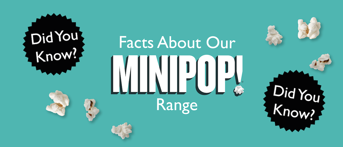 Facts about our Mini Pop! range – Popcorn Shed