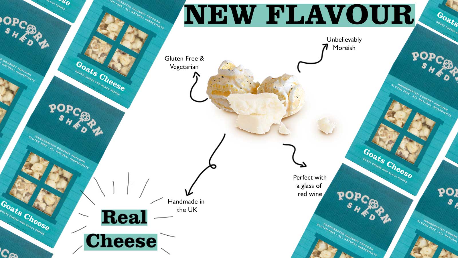 Introducing Goat's Cheese Gourmet Popcorn! | Popcorn Shed