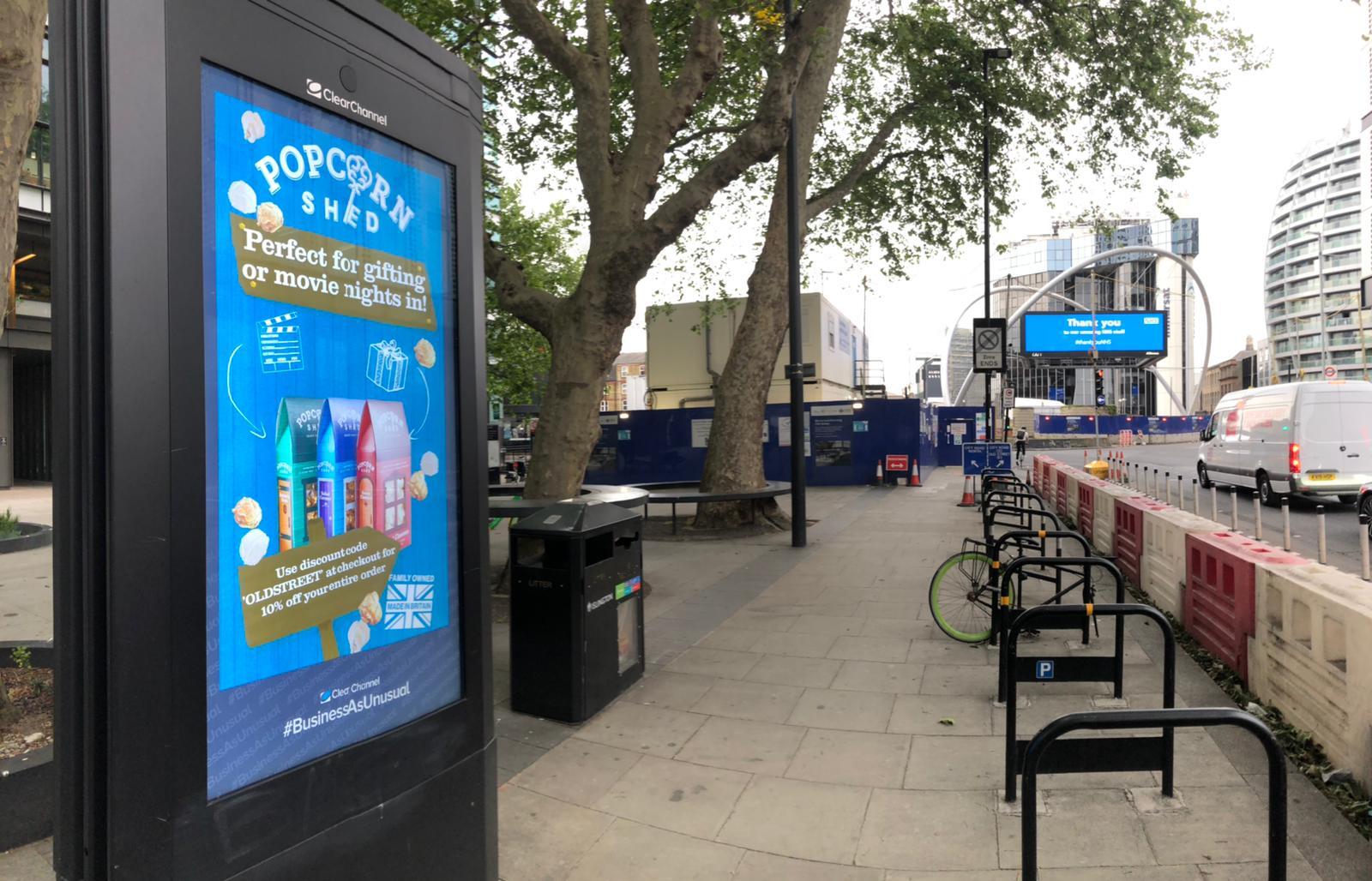 Our first outdoor advertising campaign! – Popcorn Shed