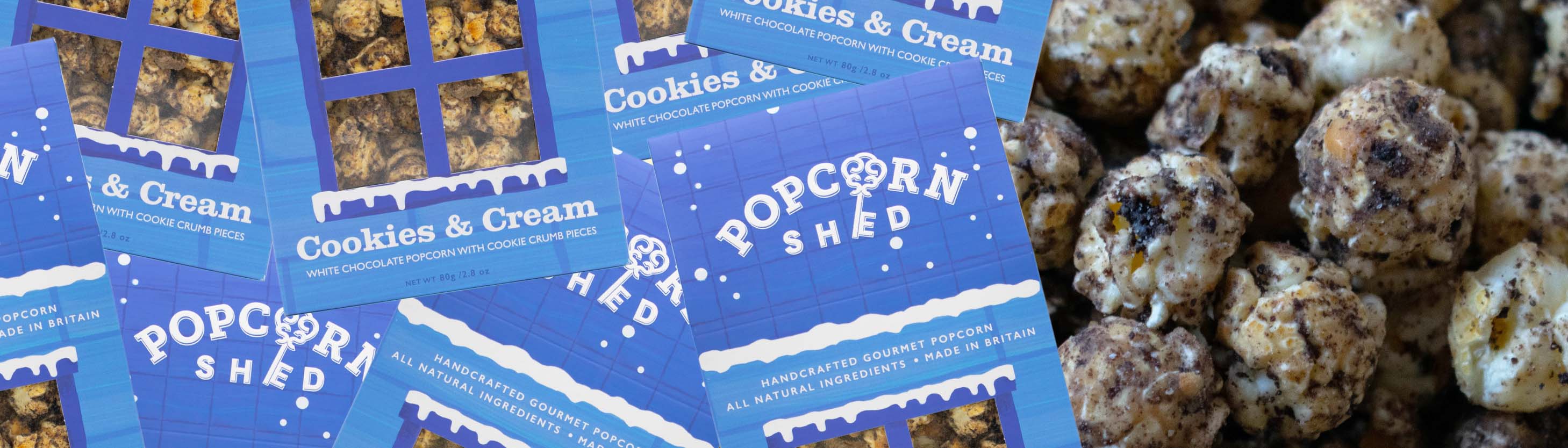 Cookies & Cream Gourmet Popcorn | Sweet and Delicious | Popcorn Shed