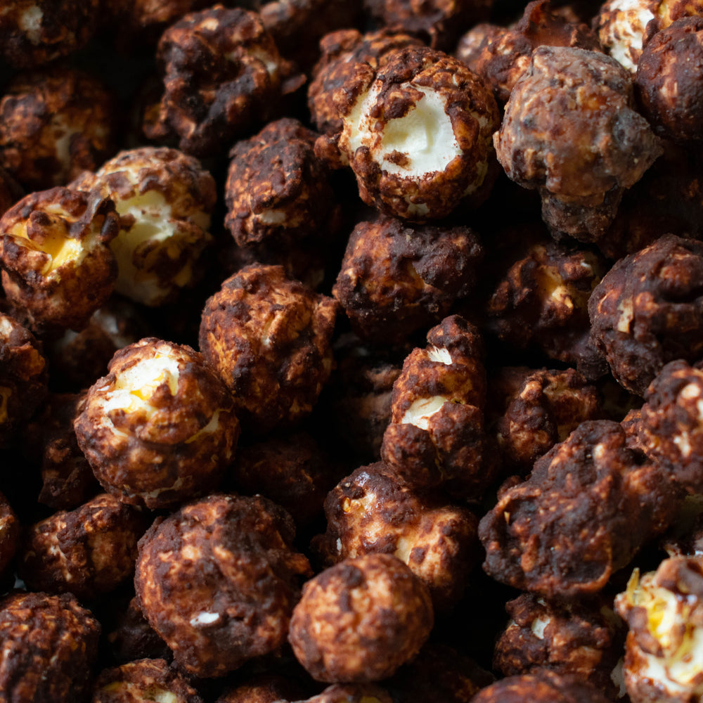 Best Chocolate Popcorn Vegan Dark Chocolate Popcorn Slab 115g | Joe
