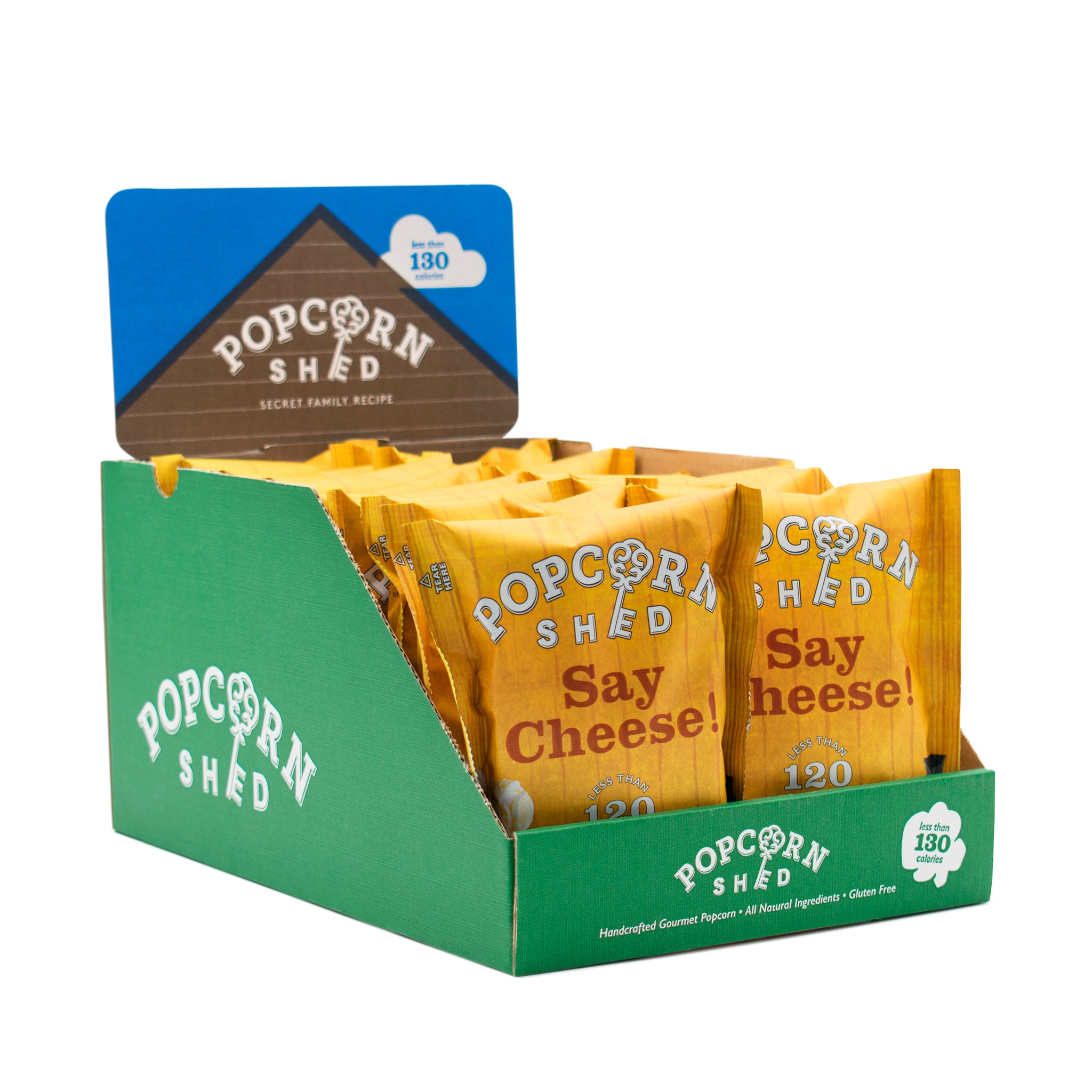 Cheddar Cheese Flavoured Popcorn Snack Packs | Popcorn Shed